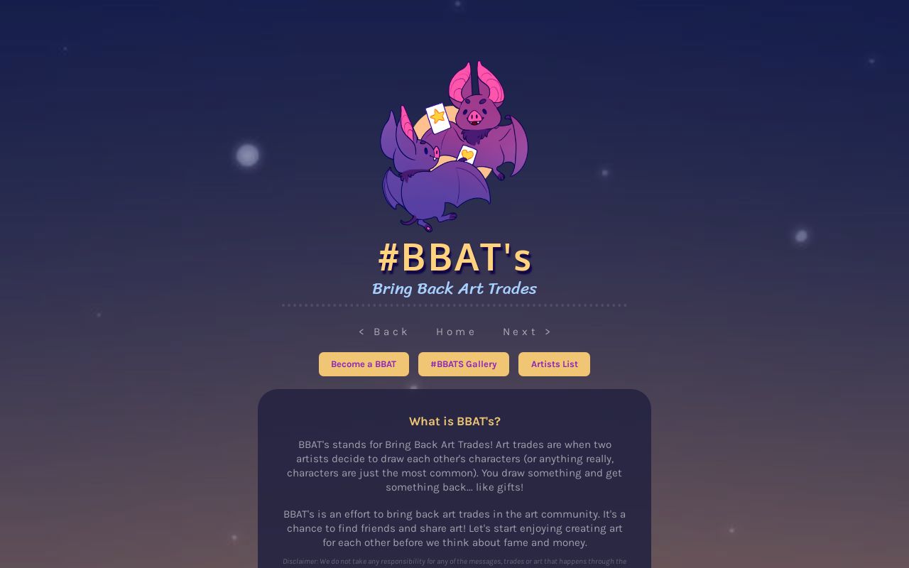 BBATS: Bring Back Art Trades